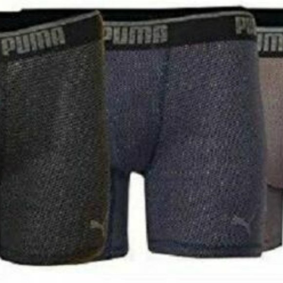 Puma | Underwear & Socks | Puma Mens 3 Pack Boxer Briefs Performance ...